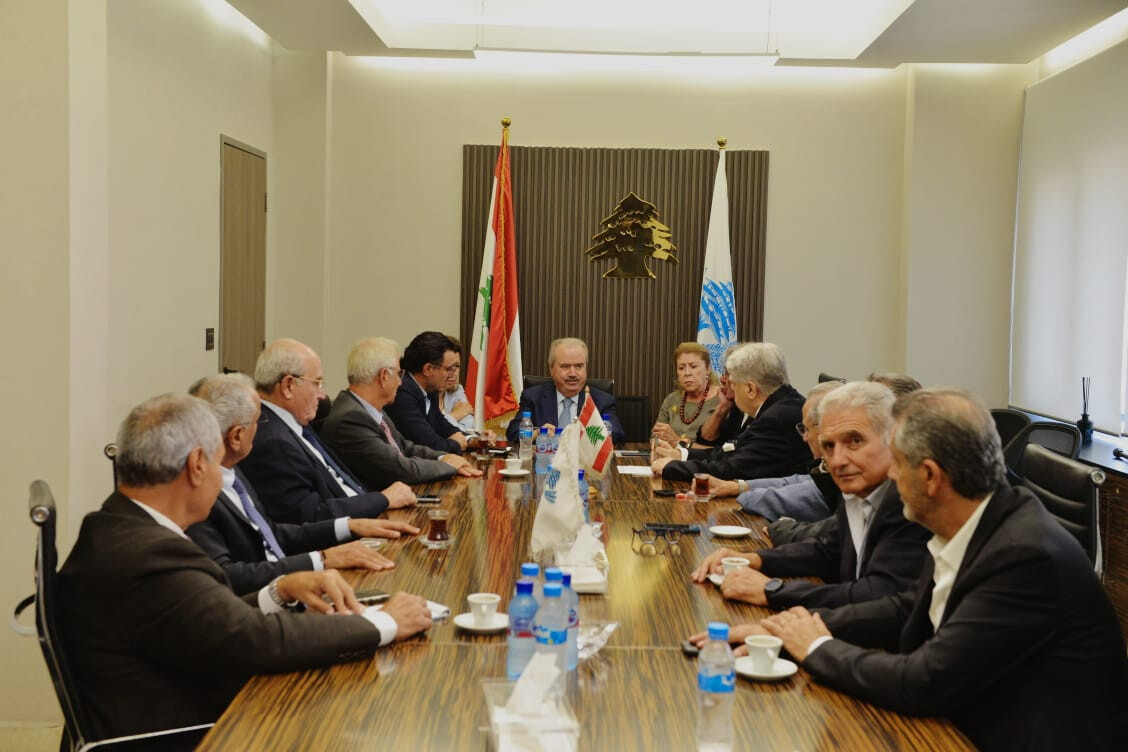 الجمهورية | وزير المال إجتمع مع وفد MIDEL برئاسة زمكحل